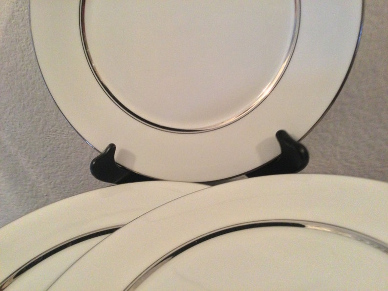 Vintage OXFORD BONE China by Lenox “LEXINGTON” Set of 4 Dinner Plates ...