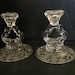 Vintage Cambridge Glass "rose Point-clear" Pattern, Set of Two (2) Key ...