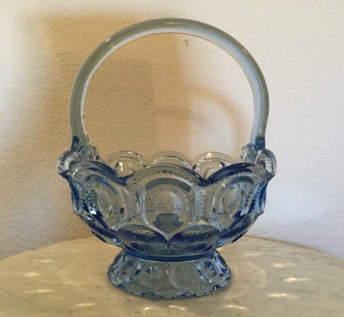 Vintage Stunning SMITH GLASS moon & Stars | Etsy