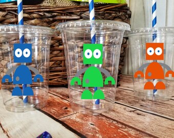 Robot Cups - Etsy