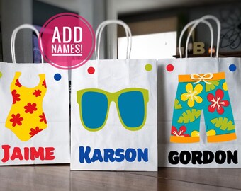 Pool Party Favor Bags - Etsy