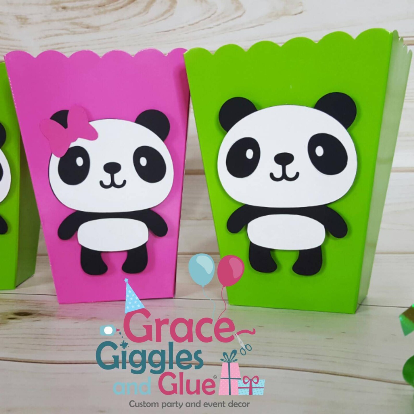 Panda Themed Snack/favor Boxes | Etsy