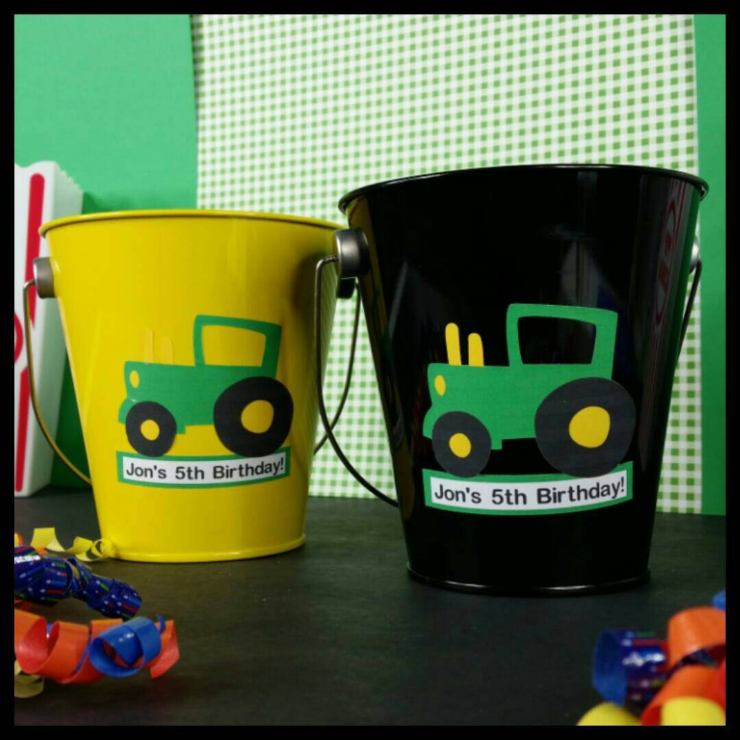 Personalized Tractor Themed Party Cups With Straws and Lids!, Tractor ...