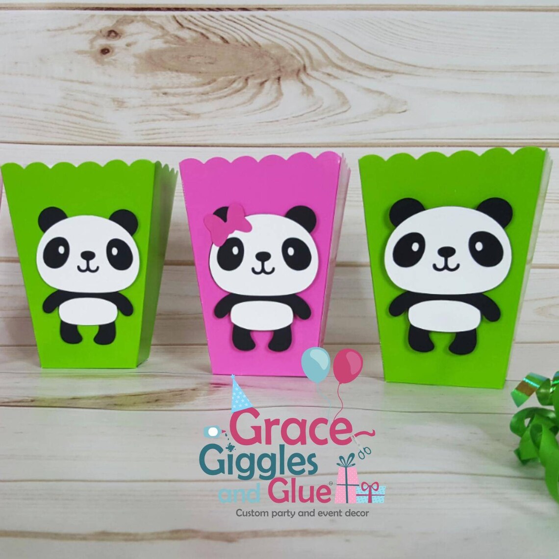 Panda Themed Snack/favor Boxes | Etsy