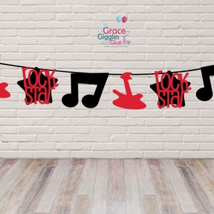 Rockstar Banner, Rockstar Garland - Etsy