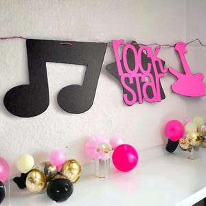 Rockstar Banner, Rockstar Garland - Etsy