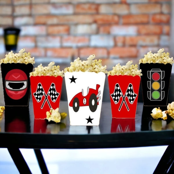 Race Car Snack Box - Etsy