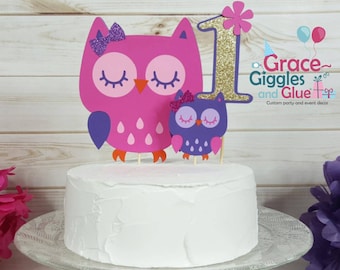 Owl Cake Topper - Etsy