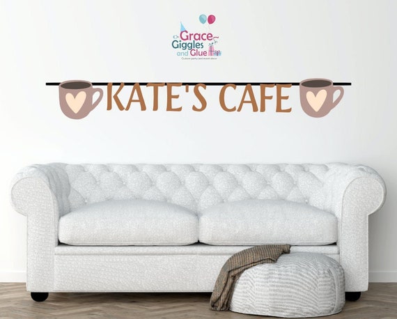 Custom Cafe Banner Coffee Shop Party Banner - Etsy