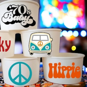70s Party Snack Cups, 70s Party Favors - Etsy