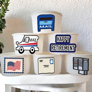Mail Party Snack Cups, Mail Favor Cups - Etsy
