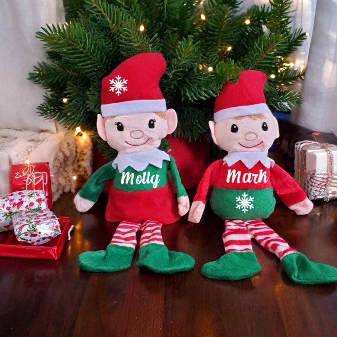 Personalized Christmas Elves, Holiday Elves - Etsy