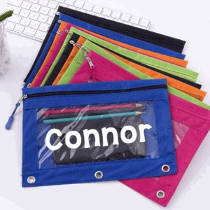 Personalized Name Pencil Pouch, Personalized Pencil Case - Etsy