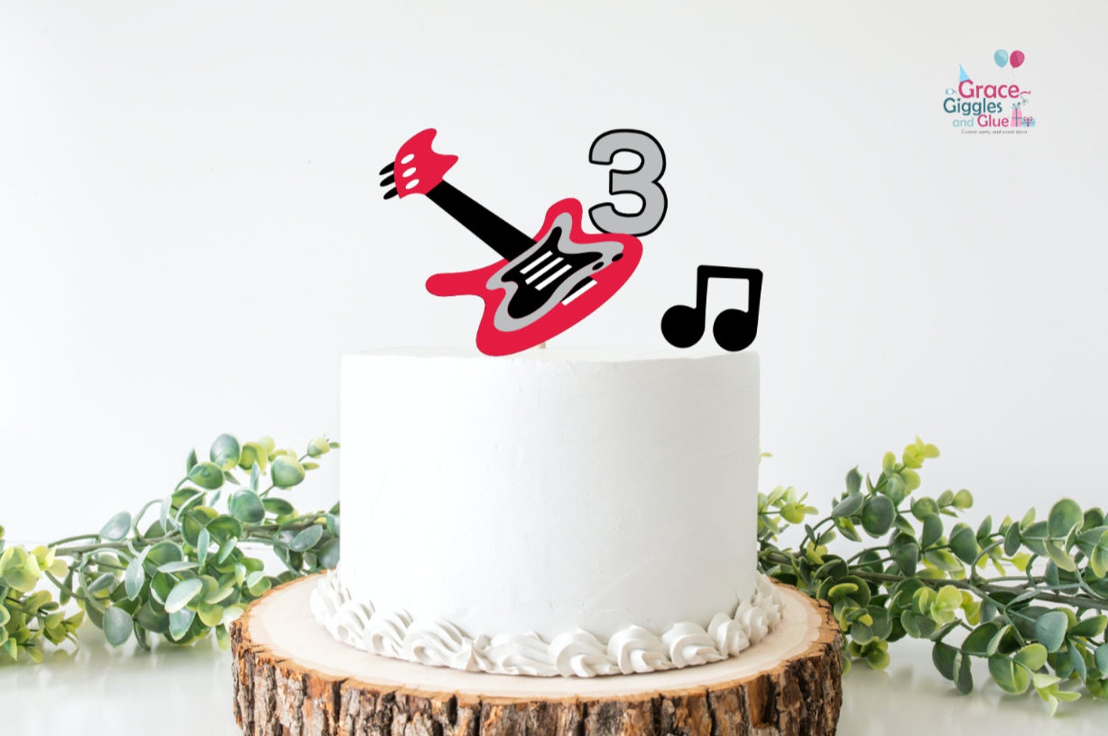 2pc Rockstar/Rock N Roll Cake Topper | Etsy