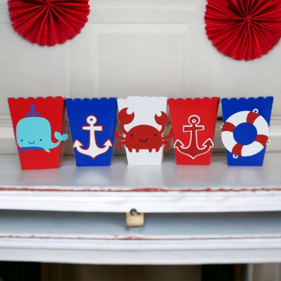 Nautical/sailor Favor Boxes - Etsy