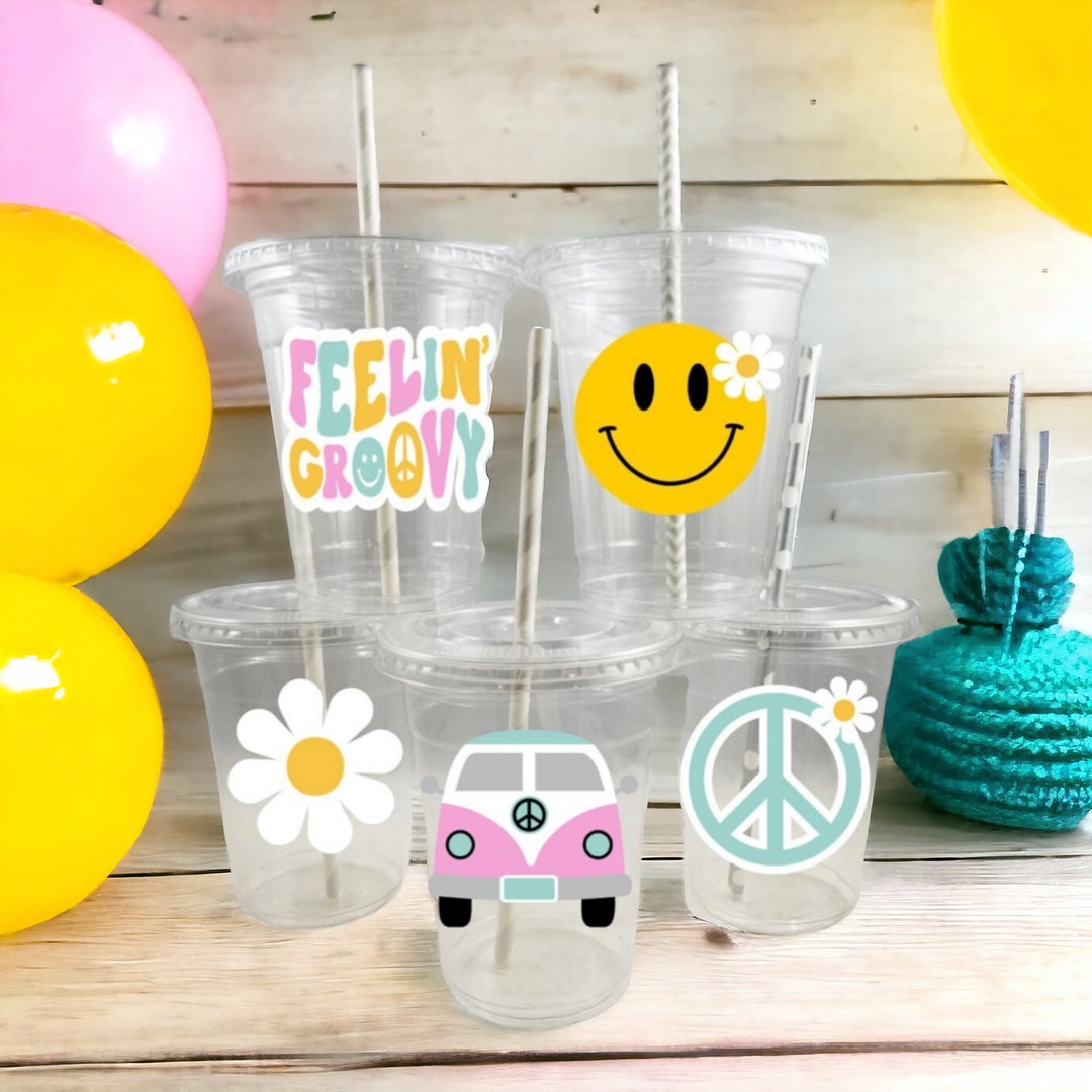 Groovy Party Themed Party Cups, 70s Party Cups, Hippy Party Cups - Etsy