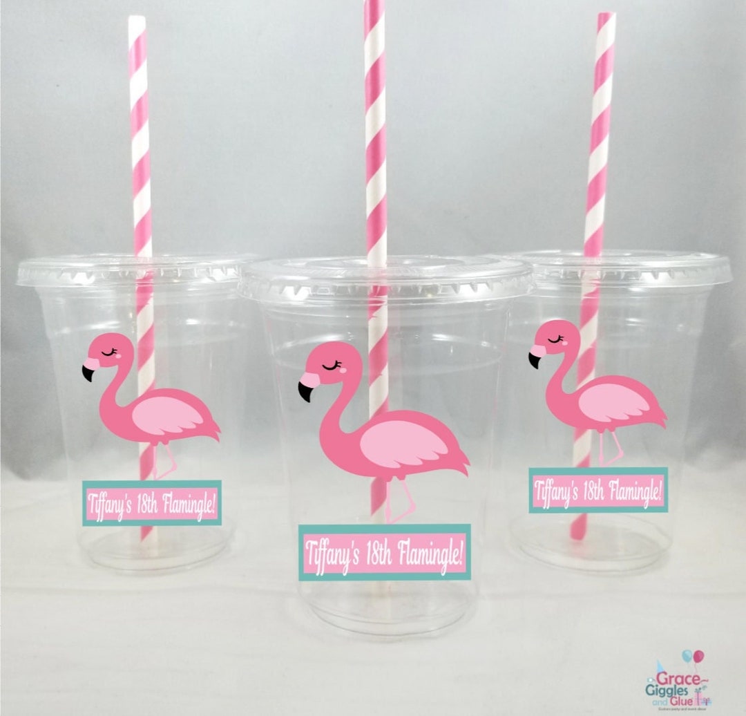 Personalized Flamingo Party Cups Flamingle Party Cups - Etsy