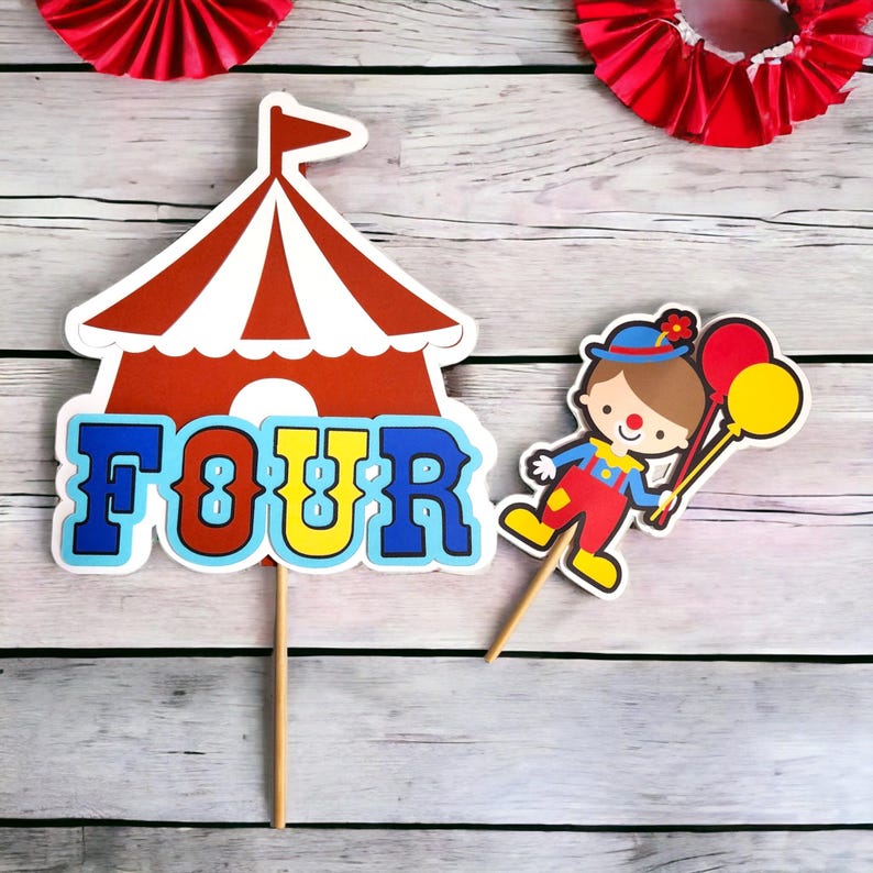 Personalized Circus Themed Party Cups With Lids and Striped Straws ...