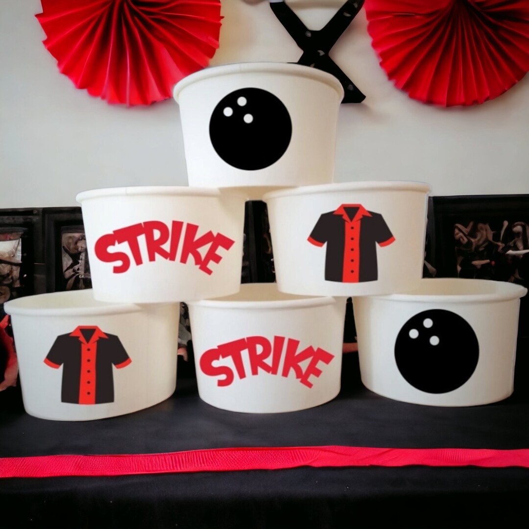 Bowling Snack Cups - Etsy
