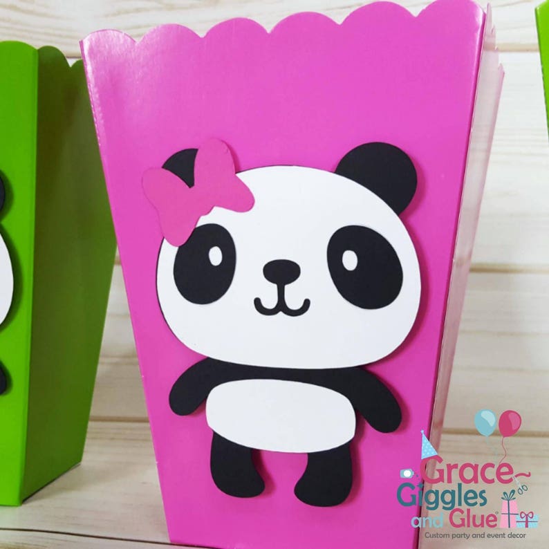 Panda Themed Snack/favor Boxes | Etsy
