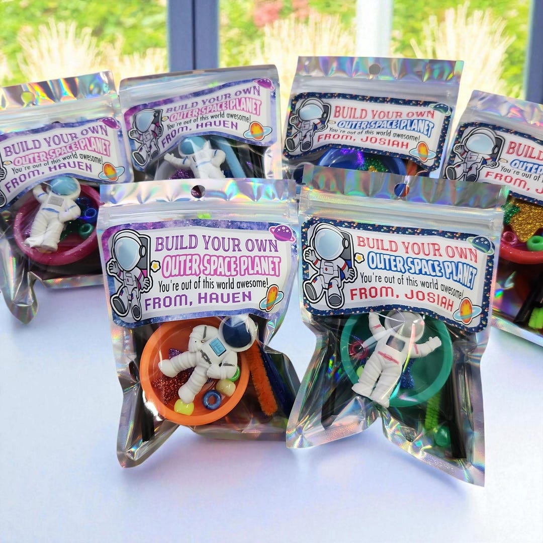 Build a Space Planet Favors, Astronaut Party Favors, Outer Space Favors ...