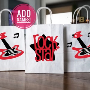 Rockstar Party Bags, Rock Star Party Favors - Etsy