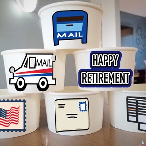 Mail Party Snack Cups, Mail Favor Cups - Etsy