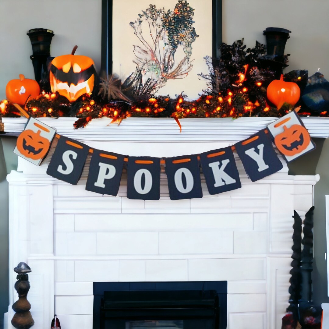 Spooky Halloween Banner - Etsy