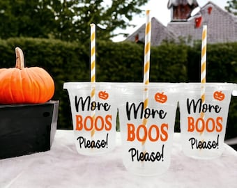 Jack O Lantern Themed Party Cups Halloween Cups - Etsy