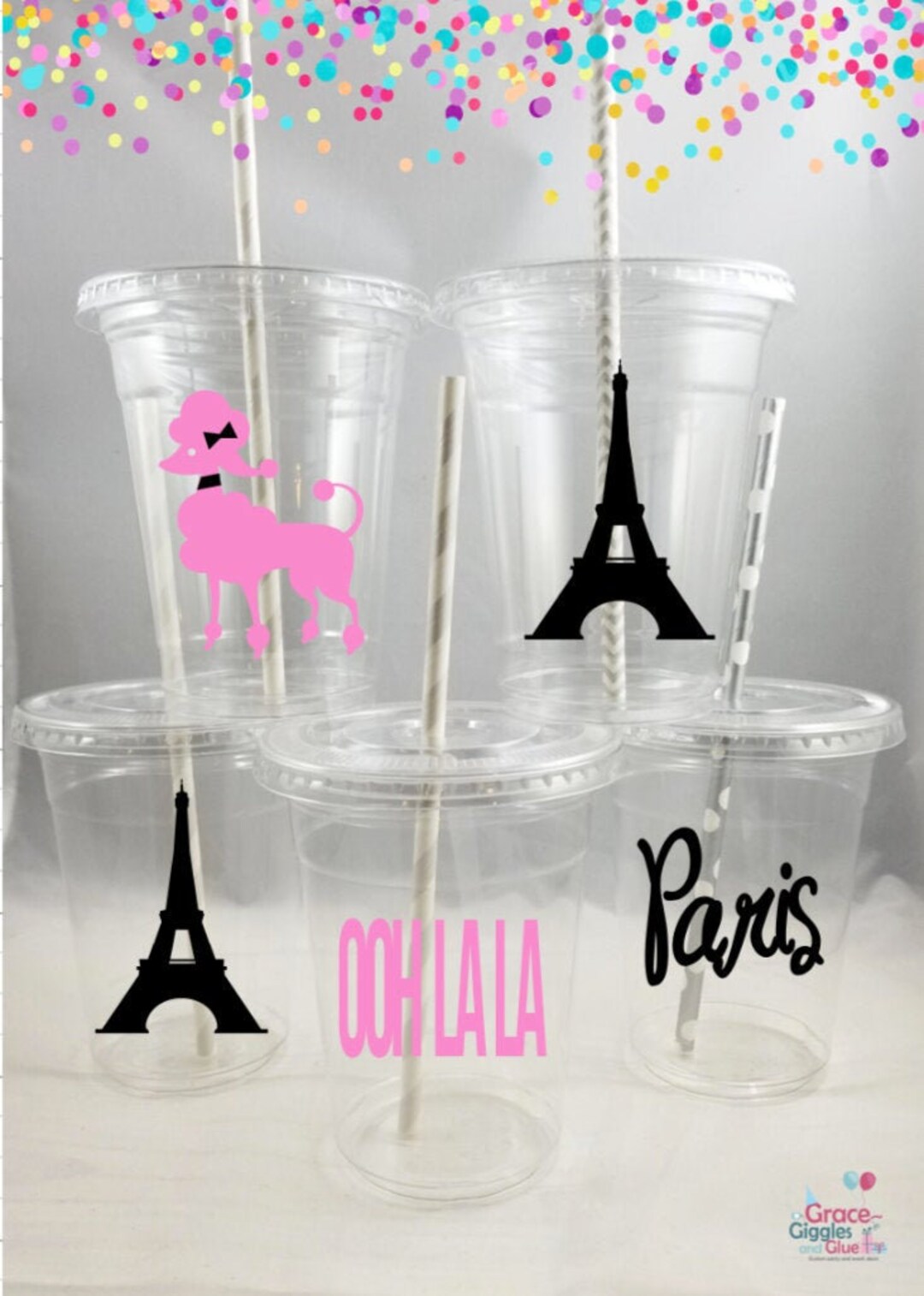 Paris Themed Party Cups - Etsy