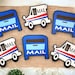 6 (4 Inch) Mail Party Cutouts, Mailman Die Cuts - Etsy