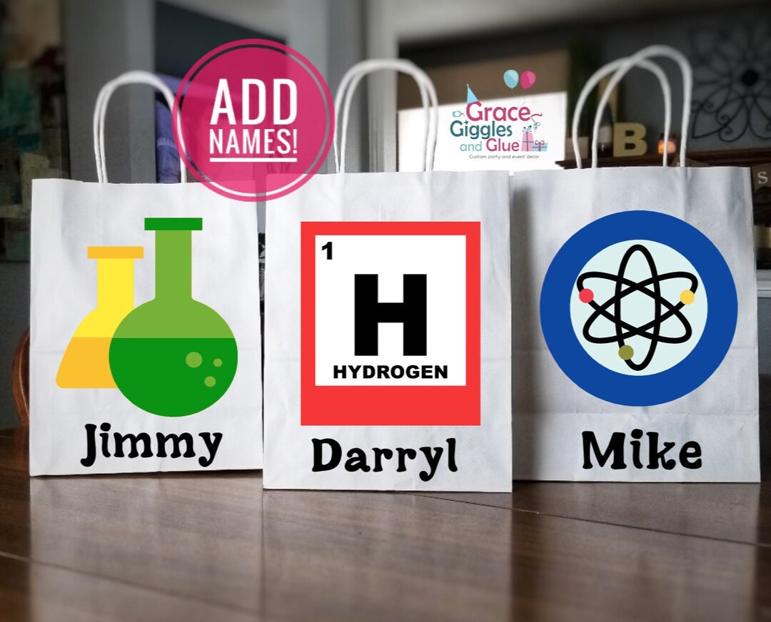 Science Party Bags Scientist Party Favors - Etsy