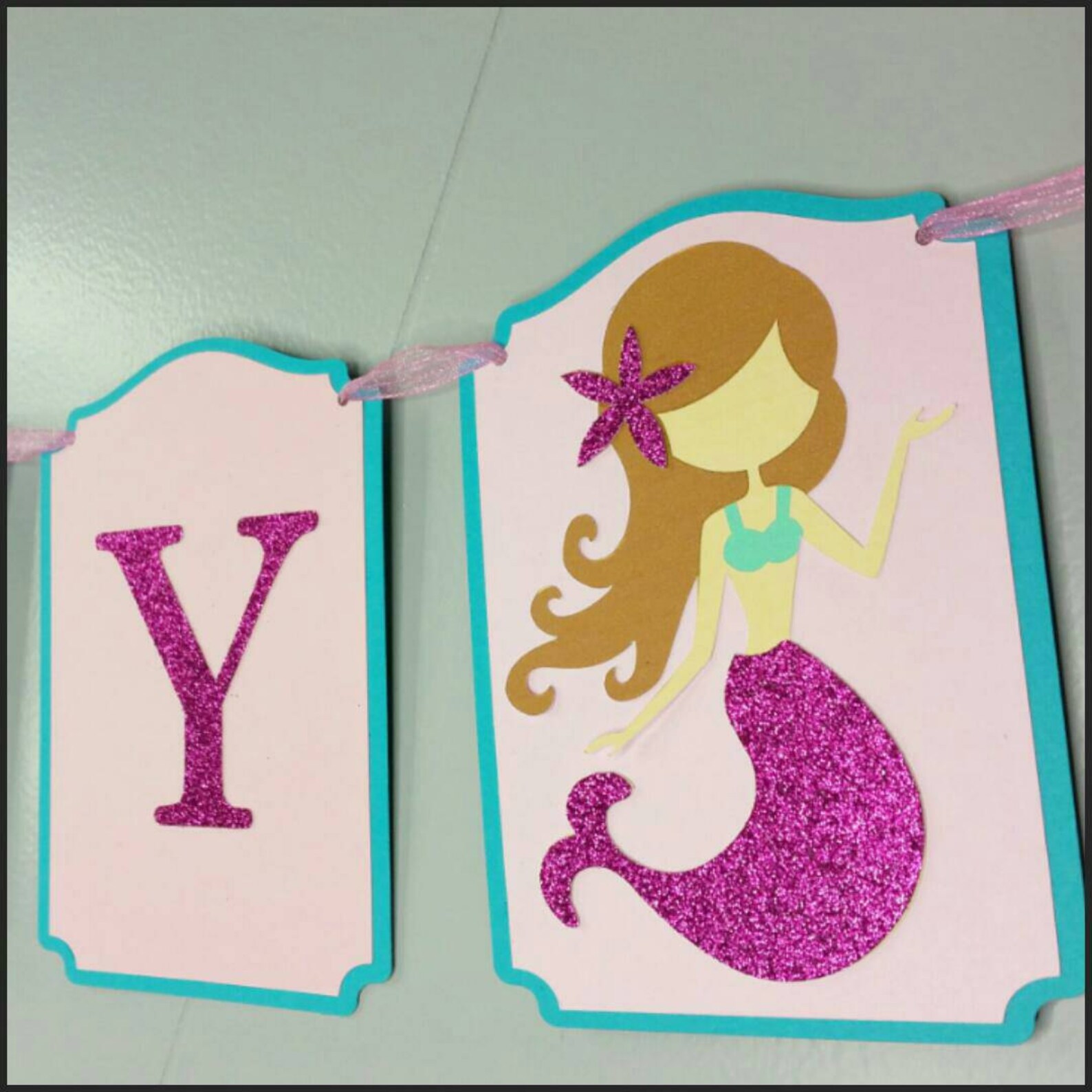 Gitter Mermaid Name Banner Mermaid Name Banner Mermaid - Etsy