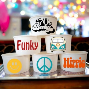 70s Party Snack Cups, 70s Party Favors - Etsy