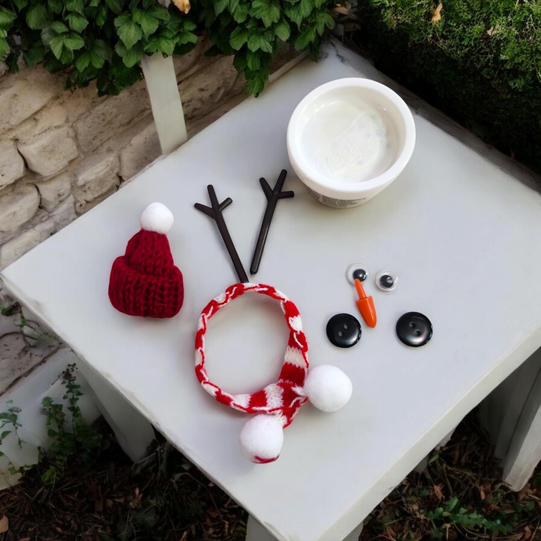 Christmas Party Favors, Build Your Own Snowman, Holiday Party Doh Craft ...
