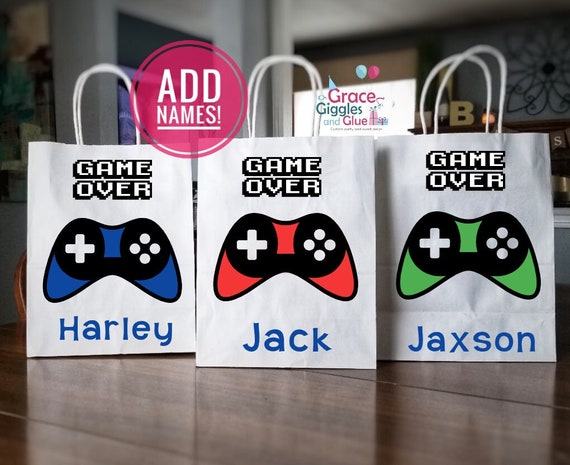 Gamer Party Bags Video Game Party Favors | Etsy