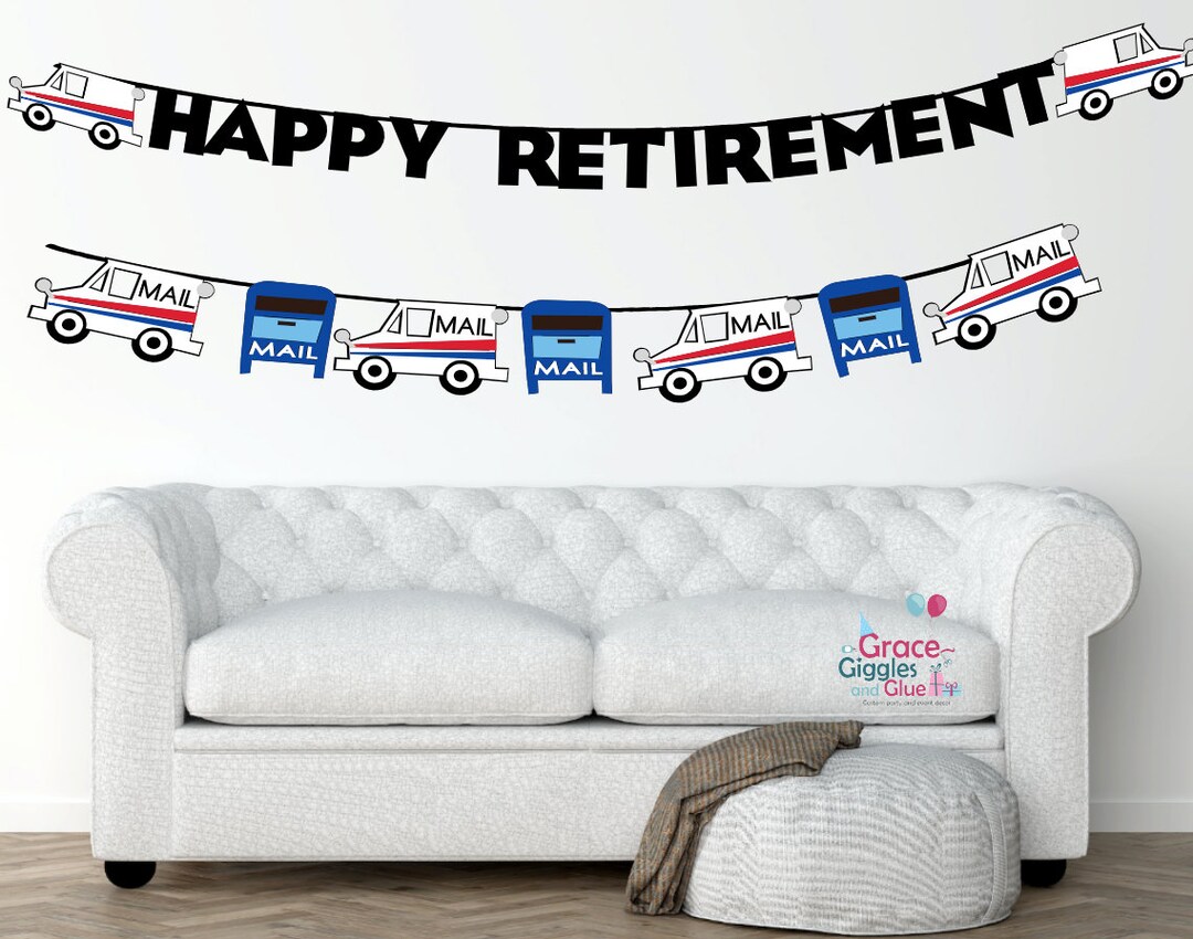 Custom Mailman Banner, Mail Truck Garland - Etsy