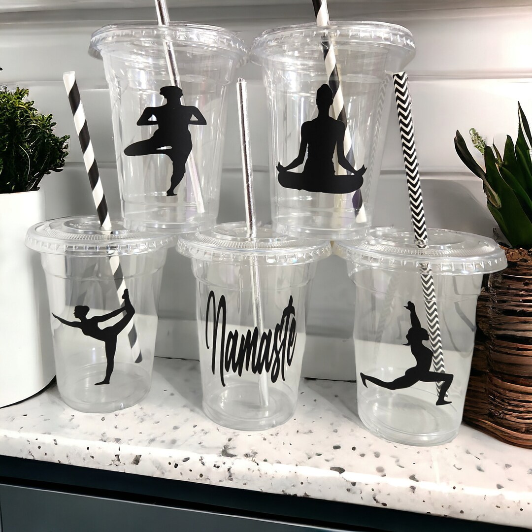 Yoga Themed Party Cups - Etsy