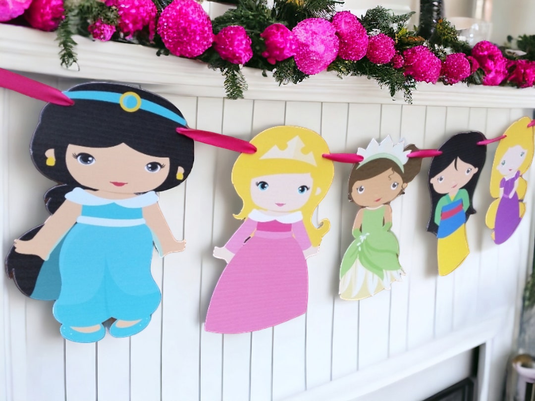 Princess Banner, Princess Birthday Garland, Room Banner - Etsy