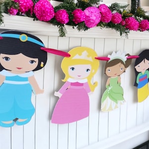 Princess Banner, Princess Birthday Garland, Room Banner - Etsy