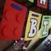 Building Block Happy Birthday Banner Building Block Name - Etsy