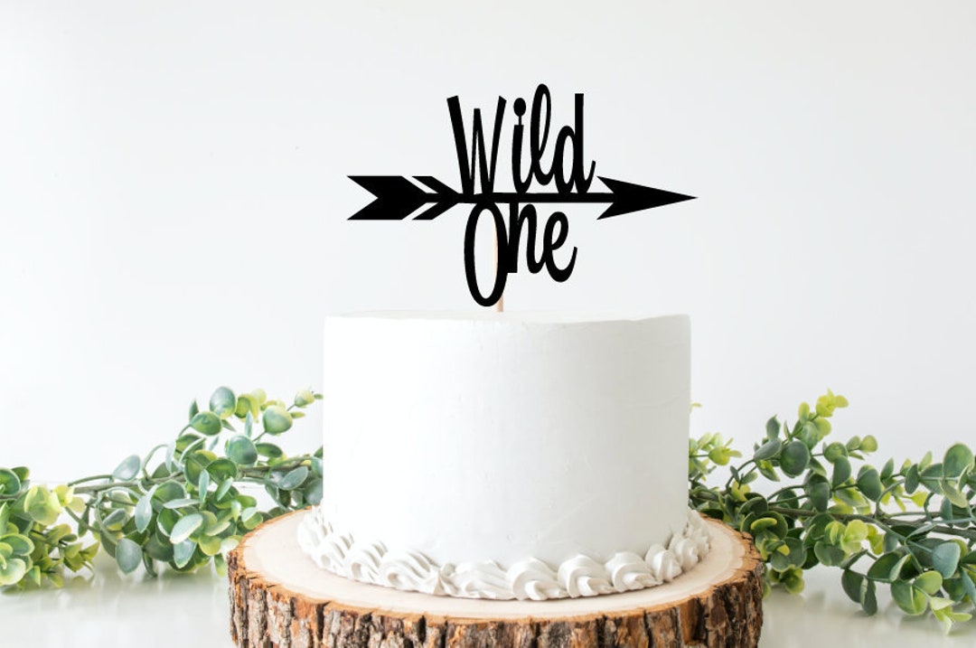 Wild One Cake Topper - Etsy
