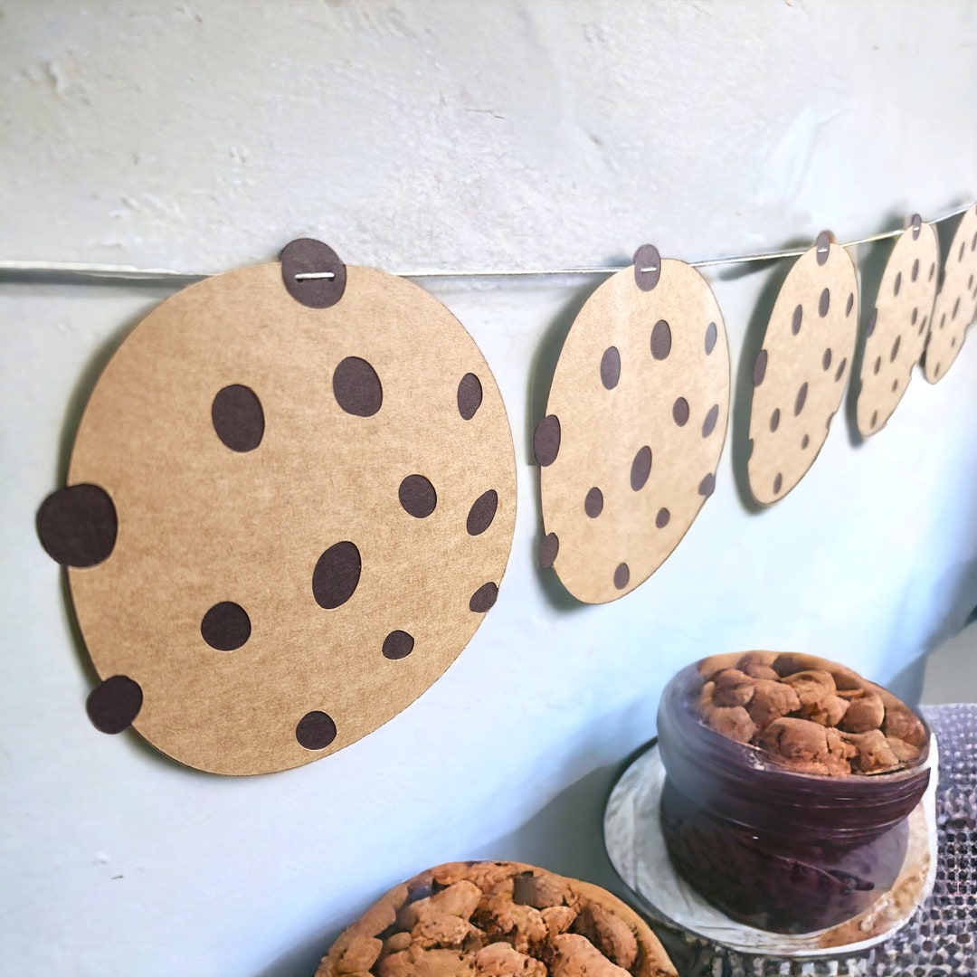 Cookie Themed Banner, Smart Cookie Garland, Milk and Cookie Party - Etsy