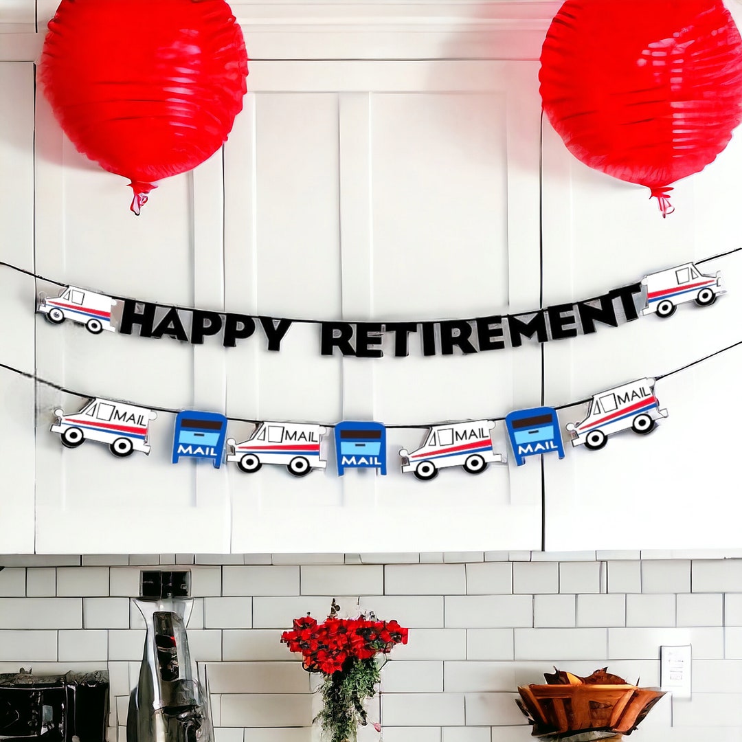 Custom Mailman Banner, Mail Truck Garland - Etsy