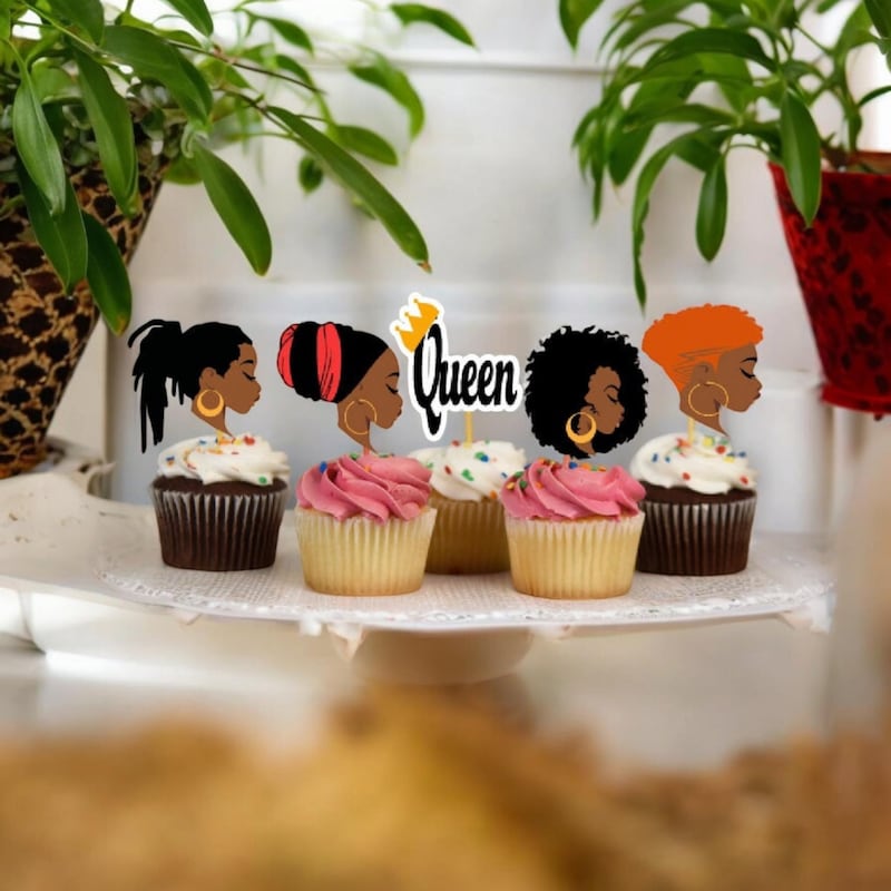 Black Women Cake Topper - Etsy