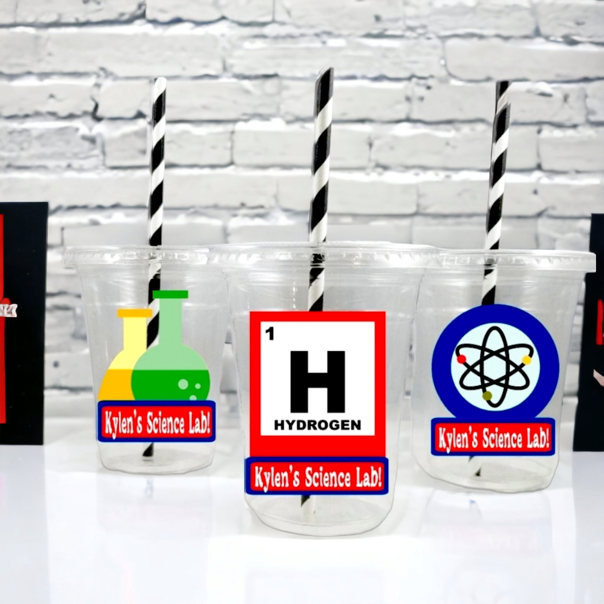 Personalized Science Party Themed Cups, Scientist Cups - Etsy