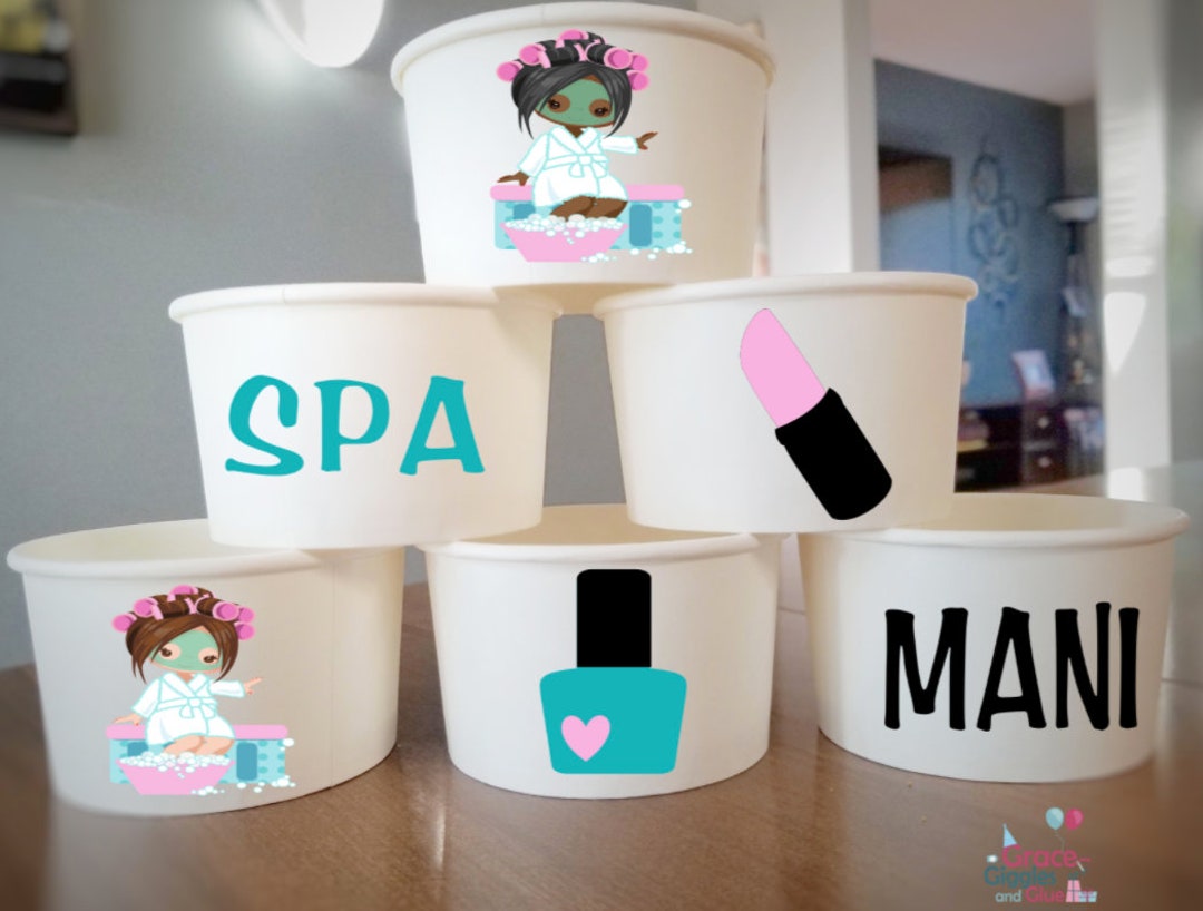 Spa Party Snack /favor Cups - Etsy