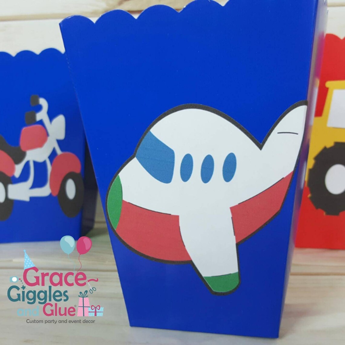 Transportation Themed Party Snack/favor Boxes | Etsy