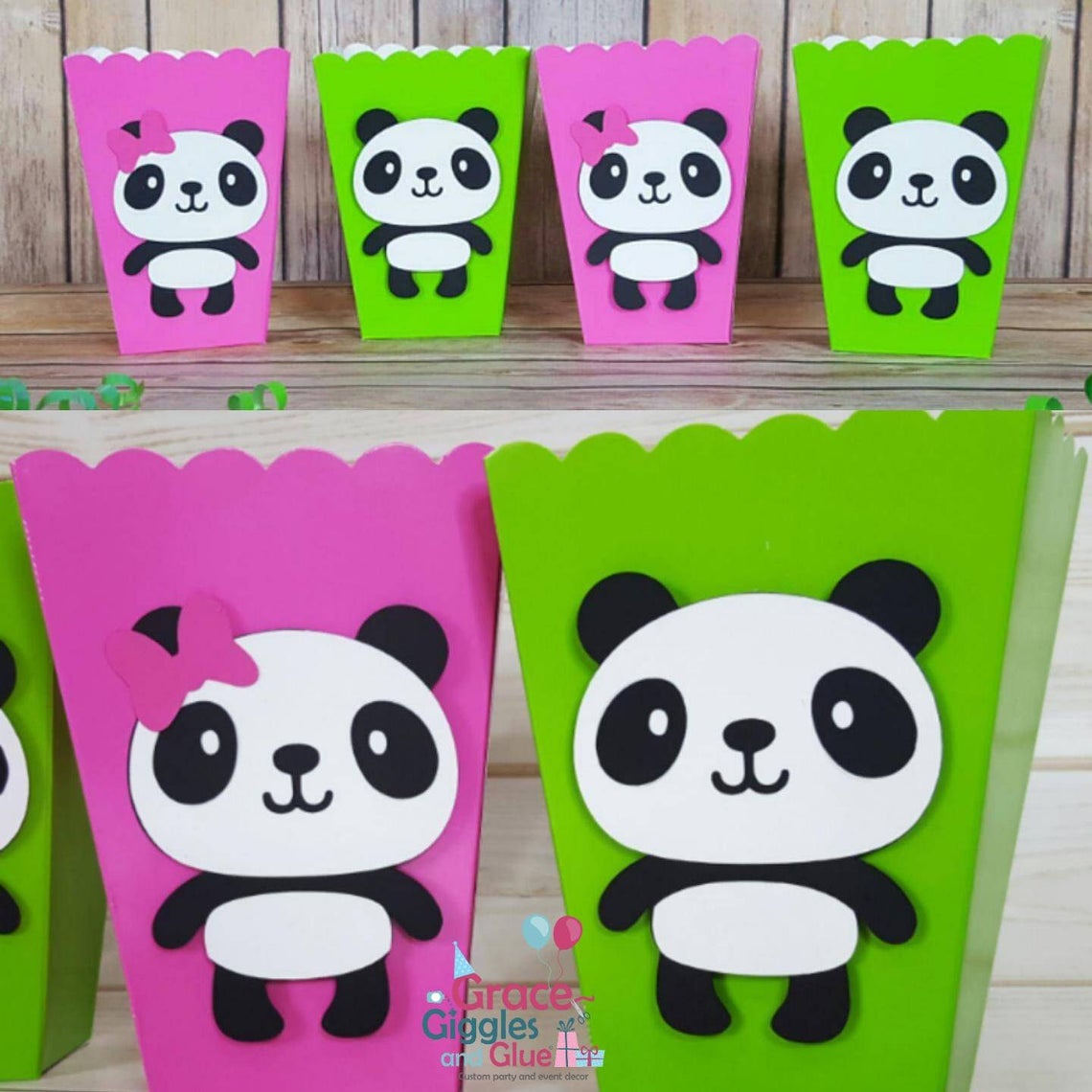 Panda Themed Snack/favor Boxes | Etsy