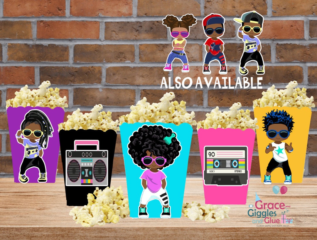 Hip Hop Themed Snack/favor Boxes - Etsy
